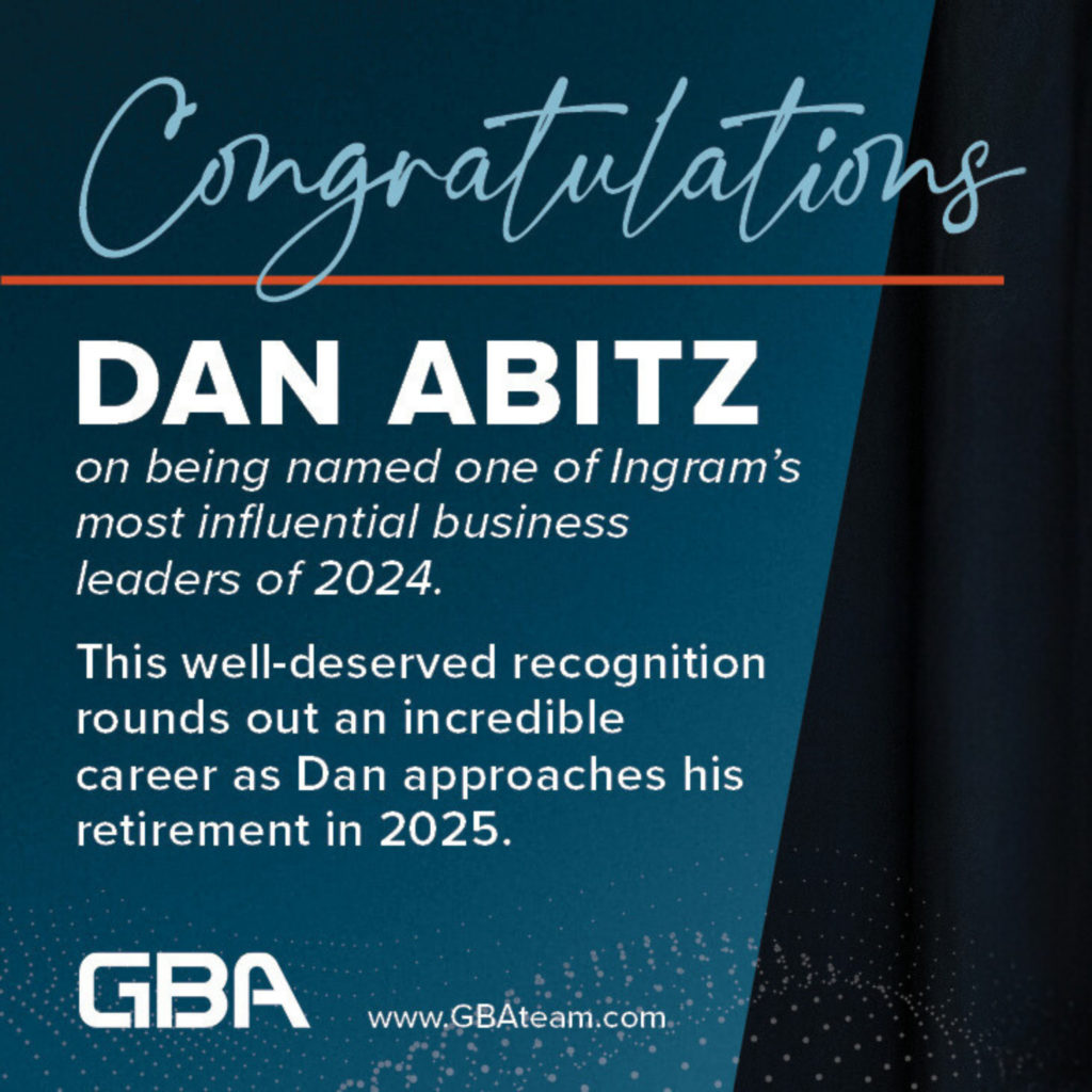 Dan Abitz Recognized in Ingram's 250 Class of 2024 | GBA